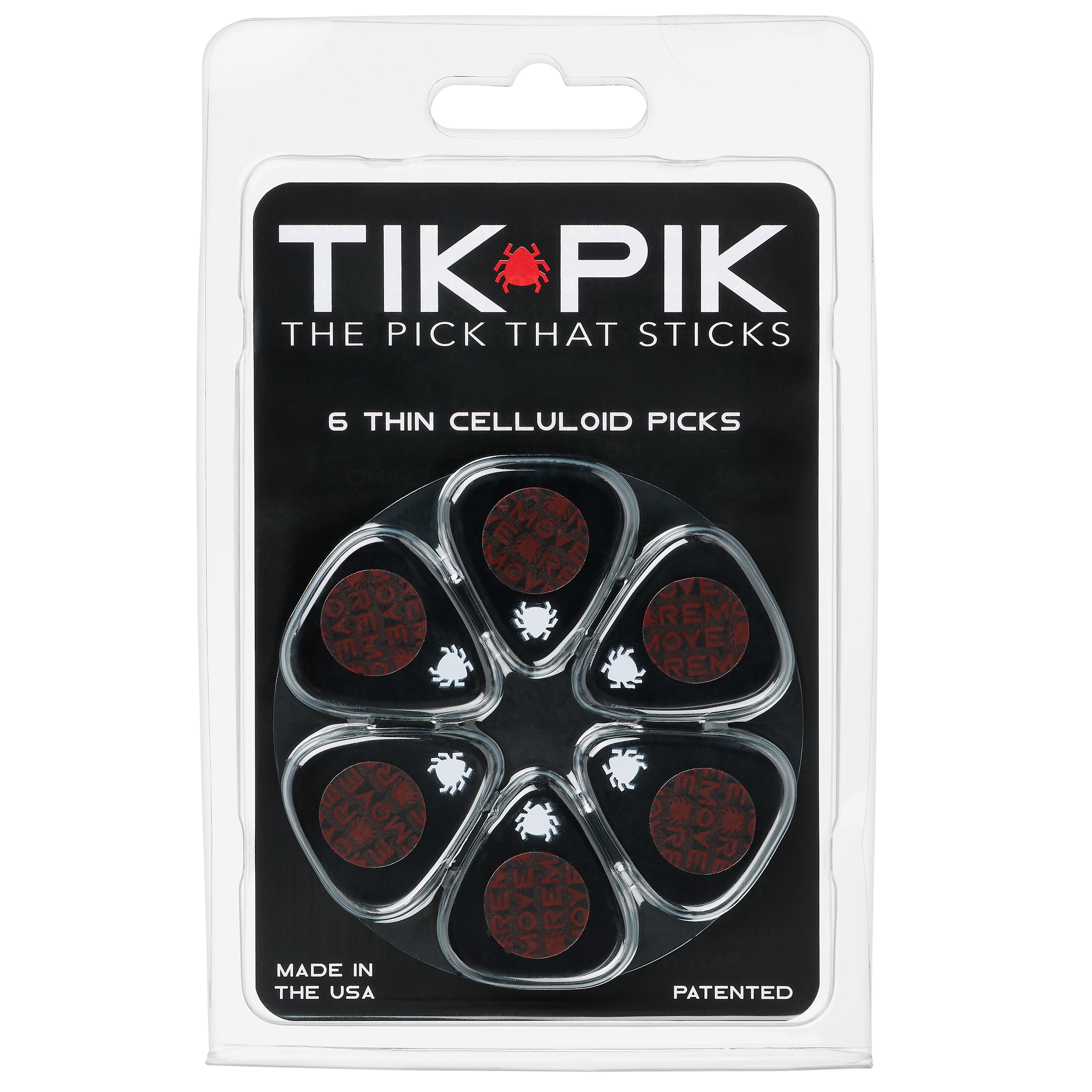 TIK PIK 6-Pack | Guitar Picks Retail Packaging – TIKPIK